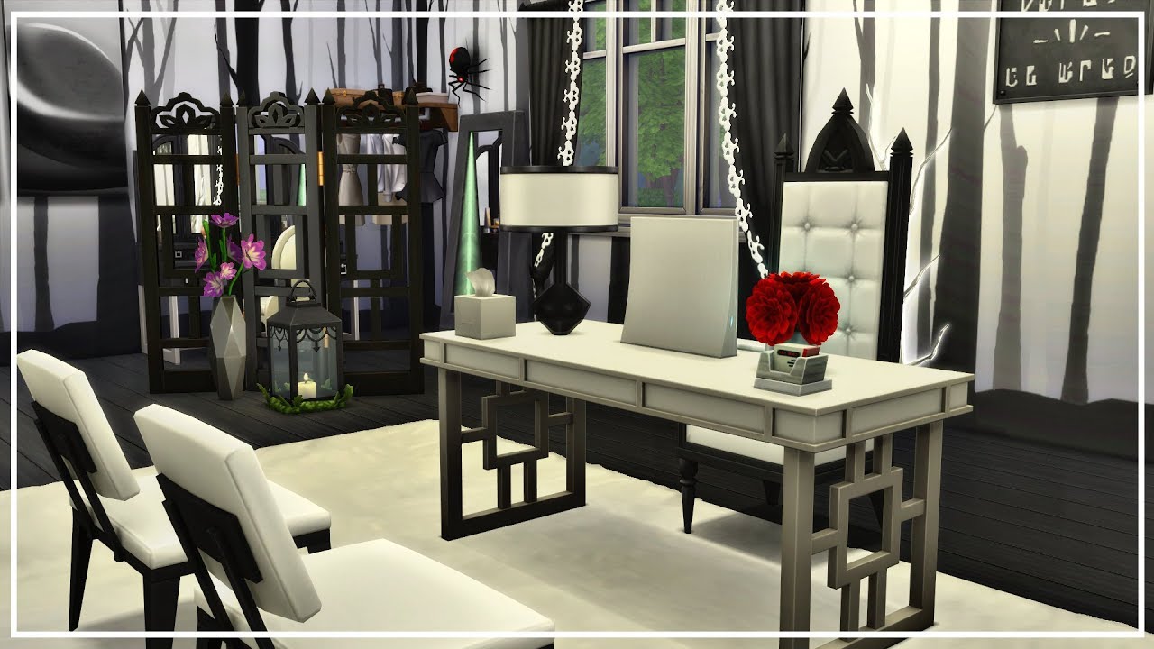 The Sims 4 /Room Build - Evil Queen Office - YouTube