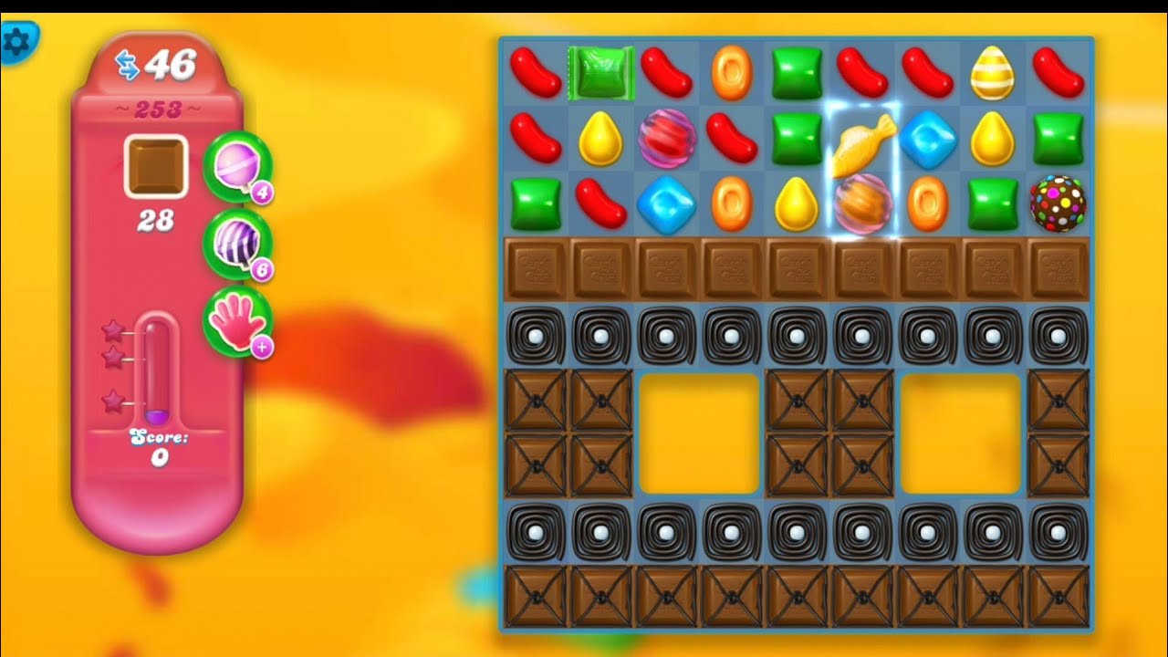 Candy Crush Soda Saga Super Hard Level #253 How To Complete - YouTube