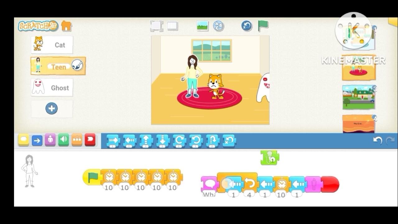 Story tutorial (Scratch Jr) - YouTube