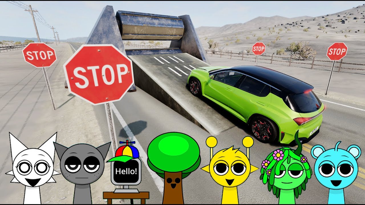 Large Roller - Sprunki BeamNG drive Uzplay gold - YouTube