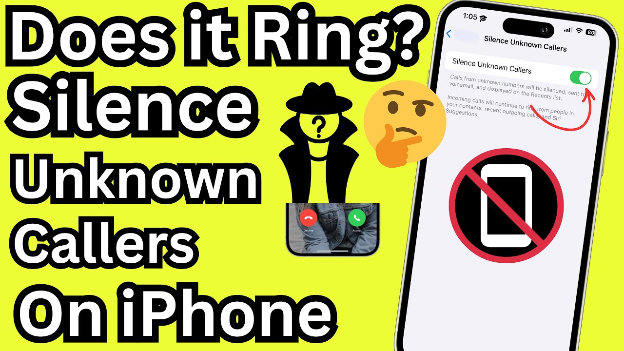 Silence Unknown Callers iPhone – Does It Still Ring? 🤔📵 - YouTube