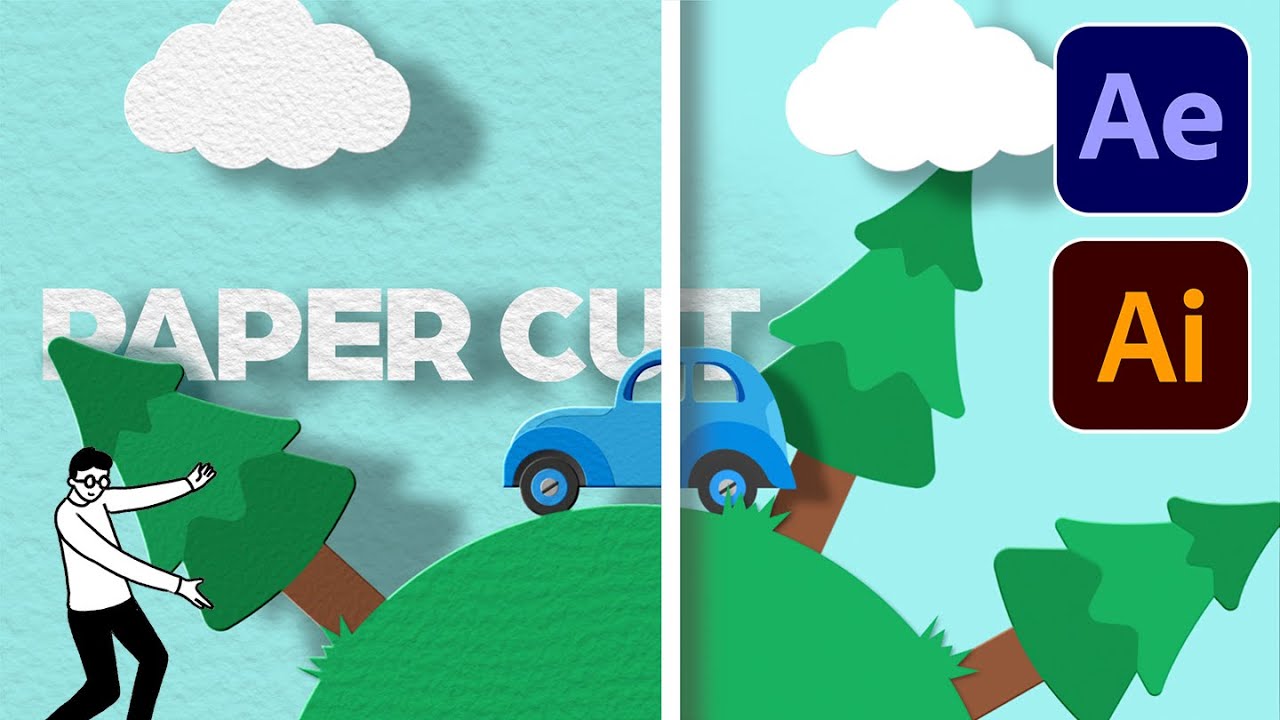 Efecto Papercut en movimiento / After Effects - YouTube