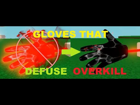 Gloves that can DEFUSE Overkill - Slap Battles - YouTube