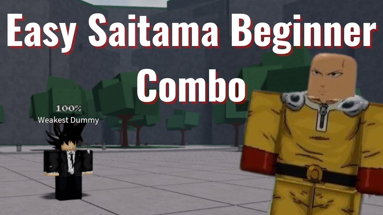 Easy Saitama Beginner Combo (Tutorial) | The Strongest Battlegrounds - YouTube