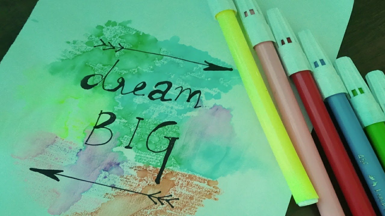 Draw calligraphy easy and simply | How to draw calligraphy easy and ...