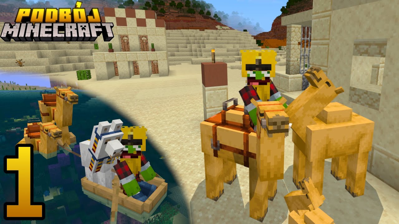SPROWADZAM WIELBŁĄDY do BAZY! - Podbój Minecraft [1] - YouTube
