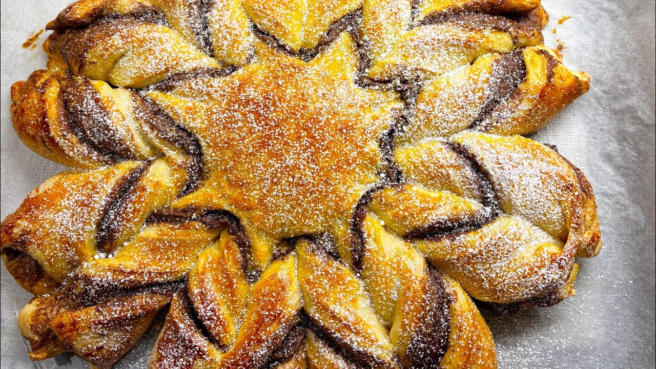 Flower Nutella Bread Recipe | Step-by-Step Tutorial - YouTube