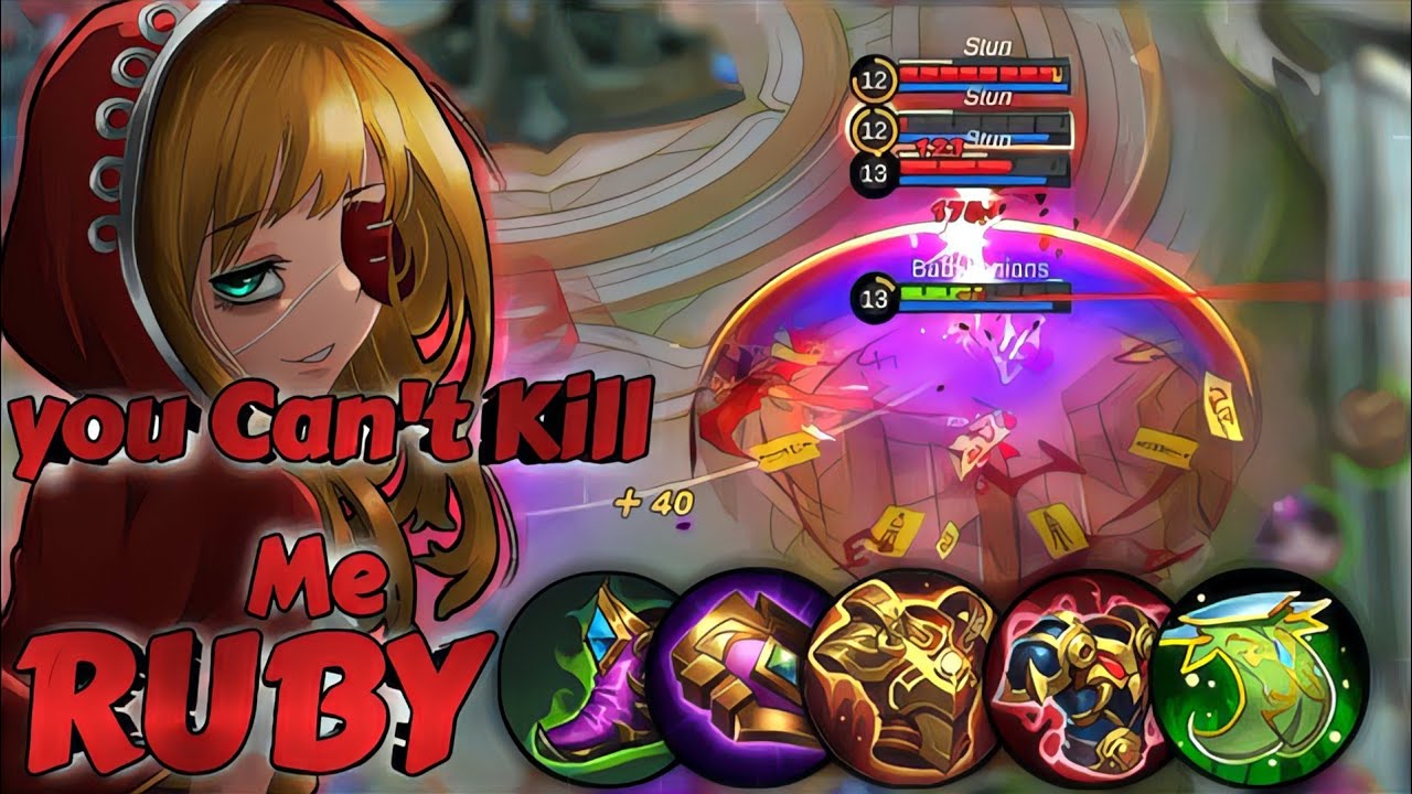 Terlalu Kuat Pakai build Ini | Build Ruby Tank Terkuat 2022 | Top 1 ...