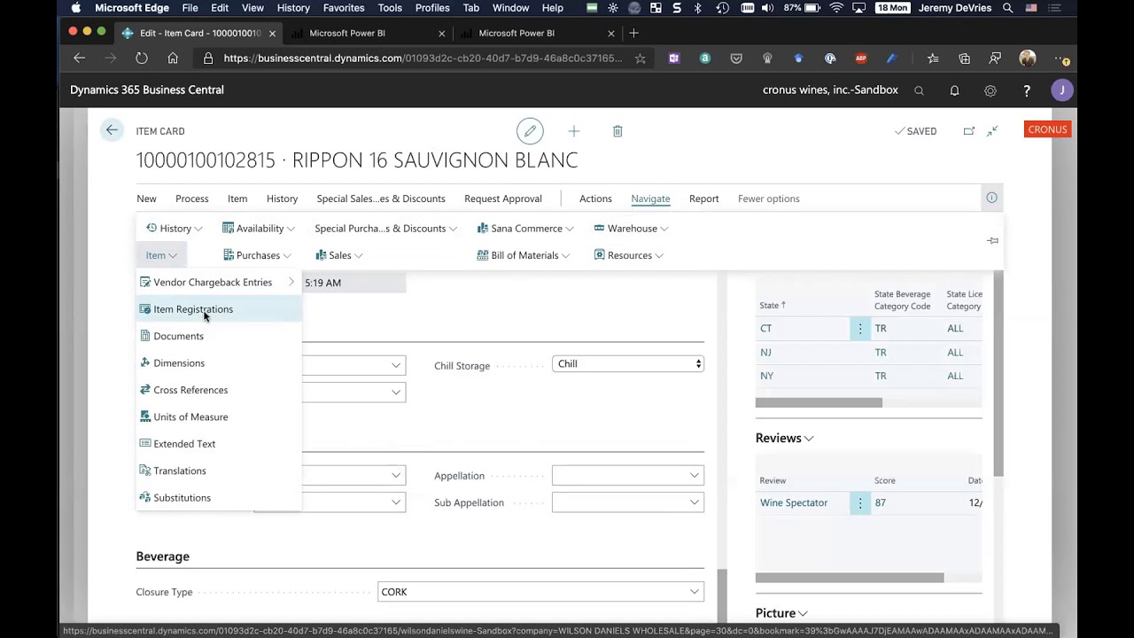 365WineTrade by Western Computer | Order Entry Demonstration - YouTube