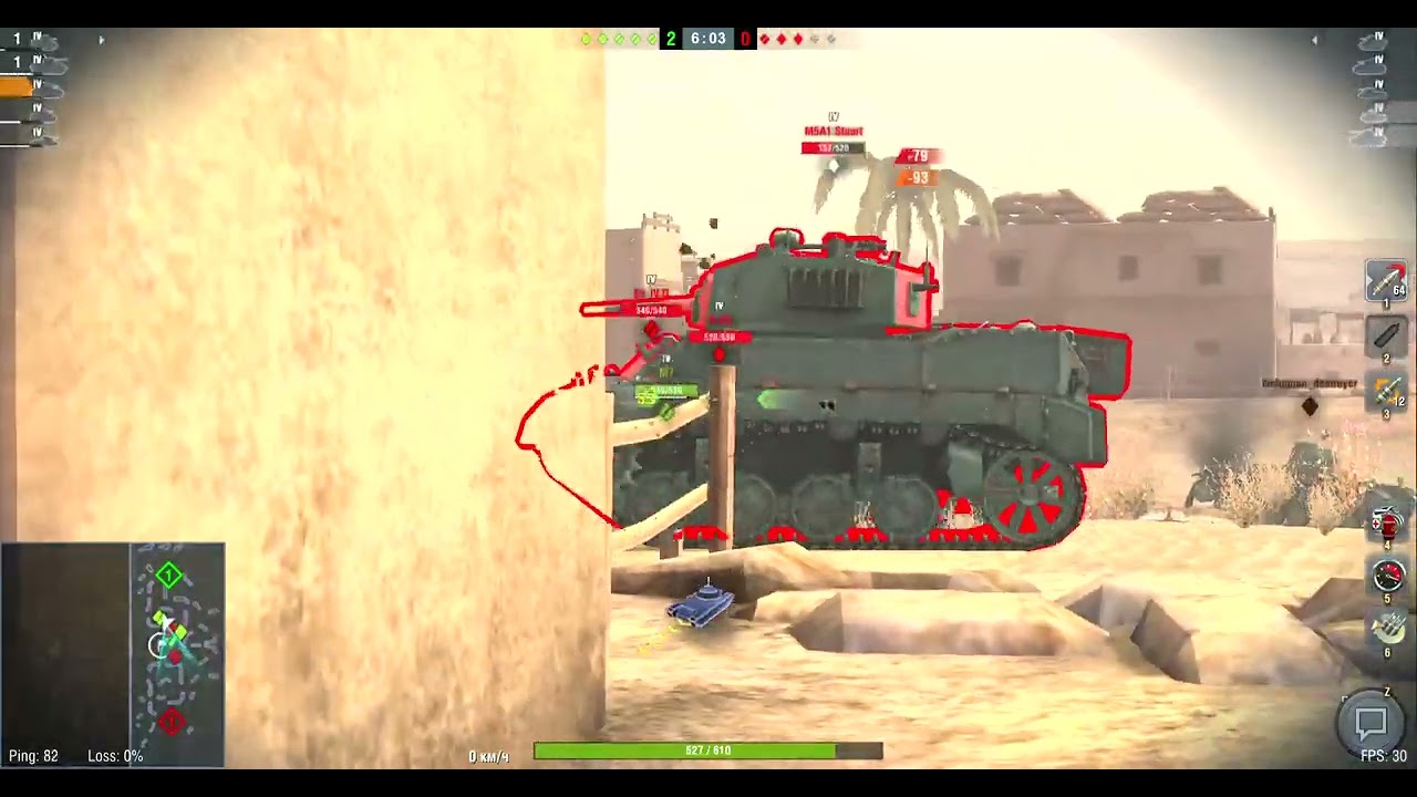 Быстрая Заруба Pz 4 D WoT Blitz - YouTube