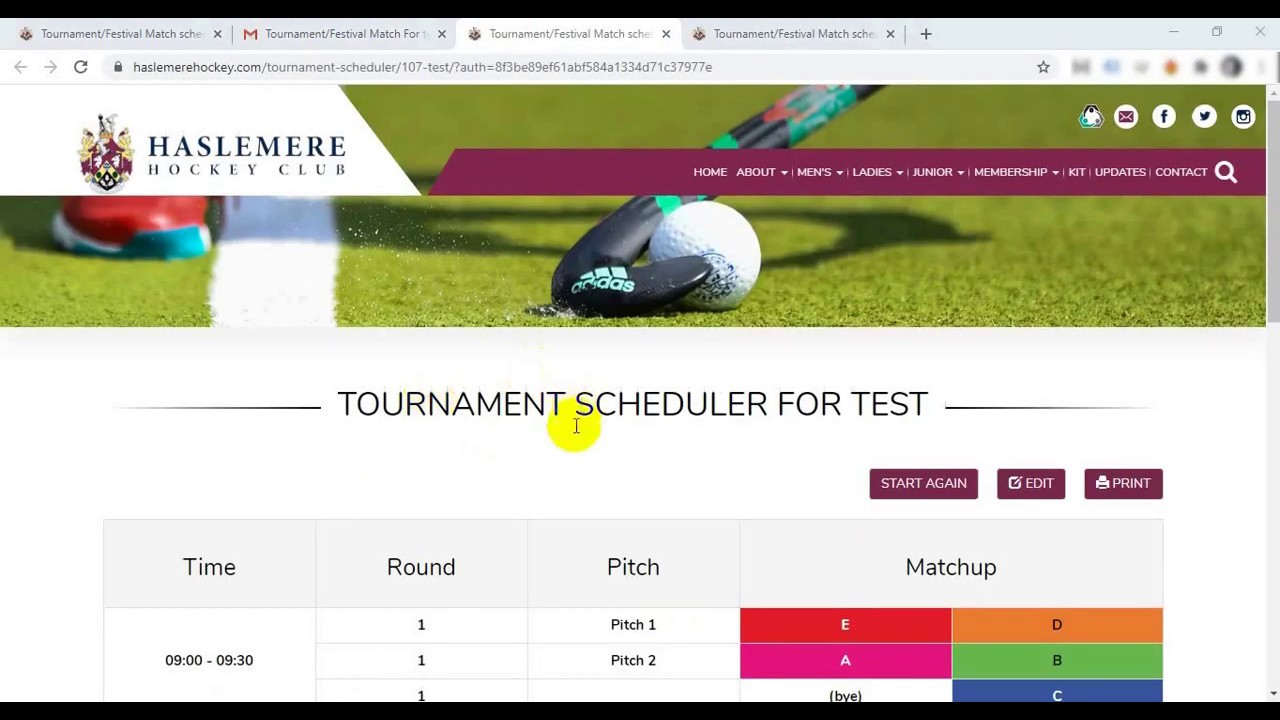 How To Create Tournament Scheduler YouTube How To Create Tournament Scheduler YouTube
