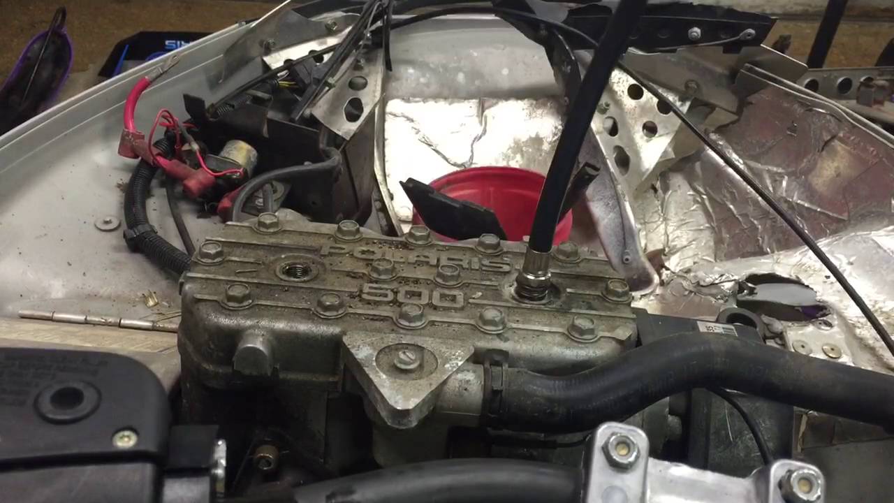 2002 Polaris Classic 500 Snowmobile Engine Motor Compression Test YouTube