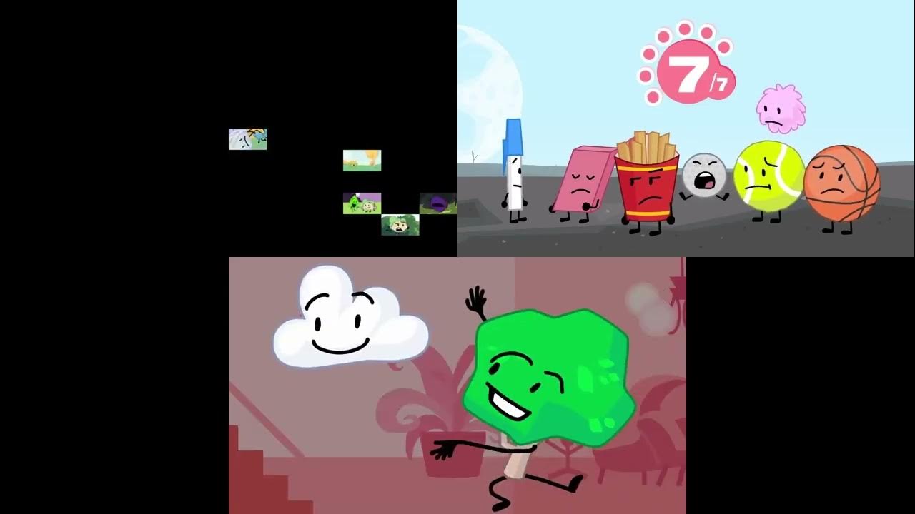 All BFDI-TPOT Episodes so far but every episode is played at the same time - YouTube