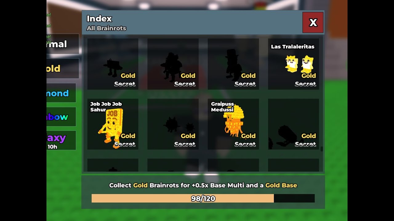 Help Me To Get Gold Base Steal A Brainrot Roblox Live Stream - YouTube