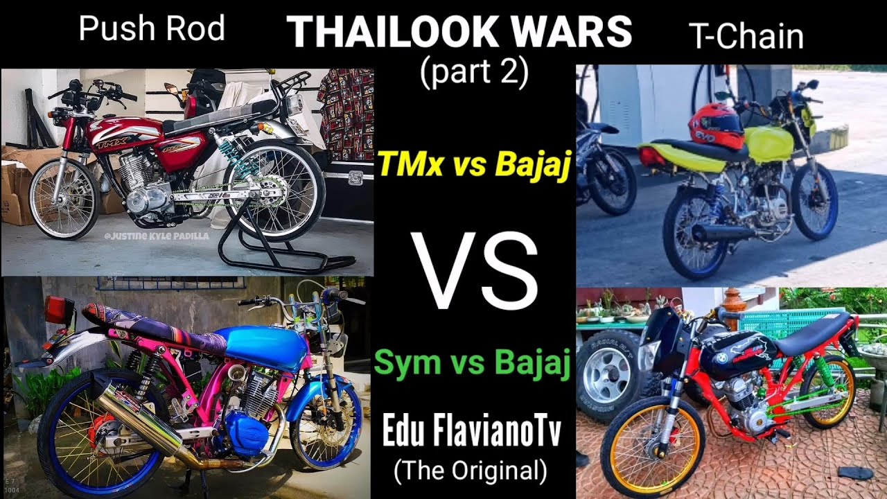 Tmx, Sym, Euro, Rusi vs Bajaj Pantra Thai concept wars - YouTube