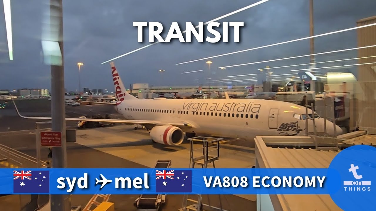 Running Through Sydney, Flying to Melbourne VA808 Flight Vlog - YouTube