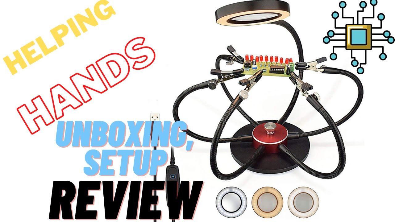 Helping Hands PCB Circuit Board Holder - Unboxing, Setup, & Review ...
