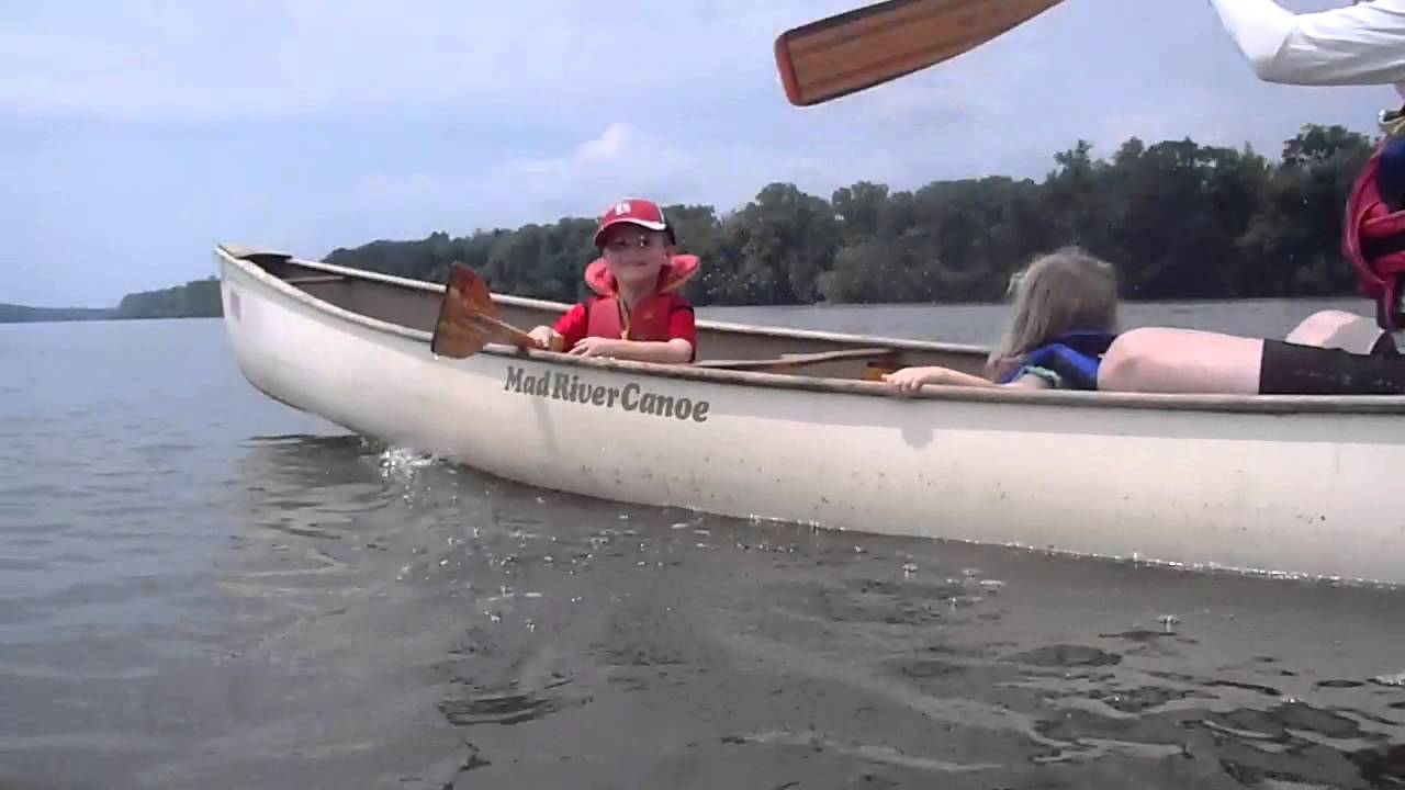 Canoeing on the Potomac River near Seneca Creek - YouTube