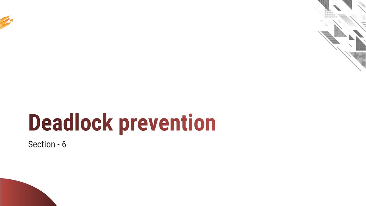 5.8 - Deadlock Prevention - OS - YouTube