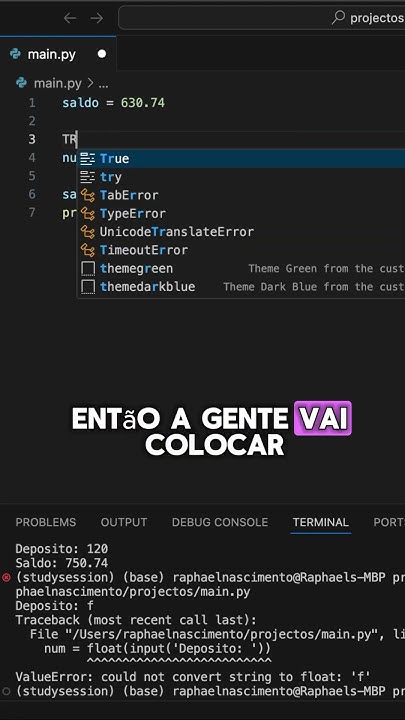 Dica De User Input Dicas Programação Pythonprogramming Pythontutorial Youtube 