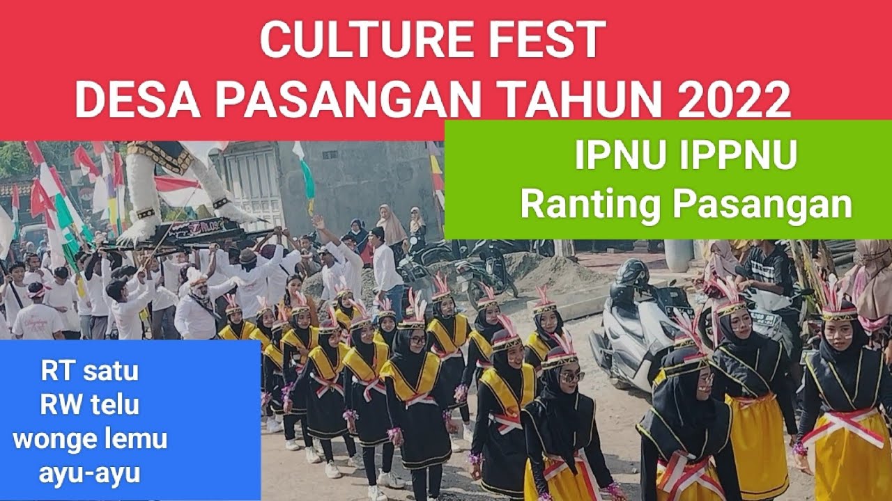 culture fest desa pasangan 2022 - YouTube