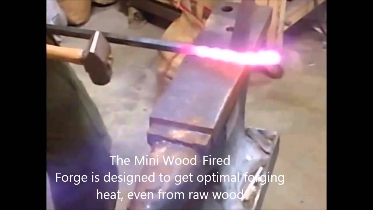 Whitlox Mini Wood-Fired Forge - YouTube