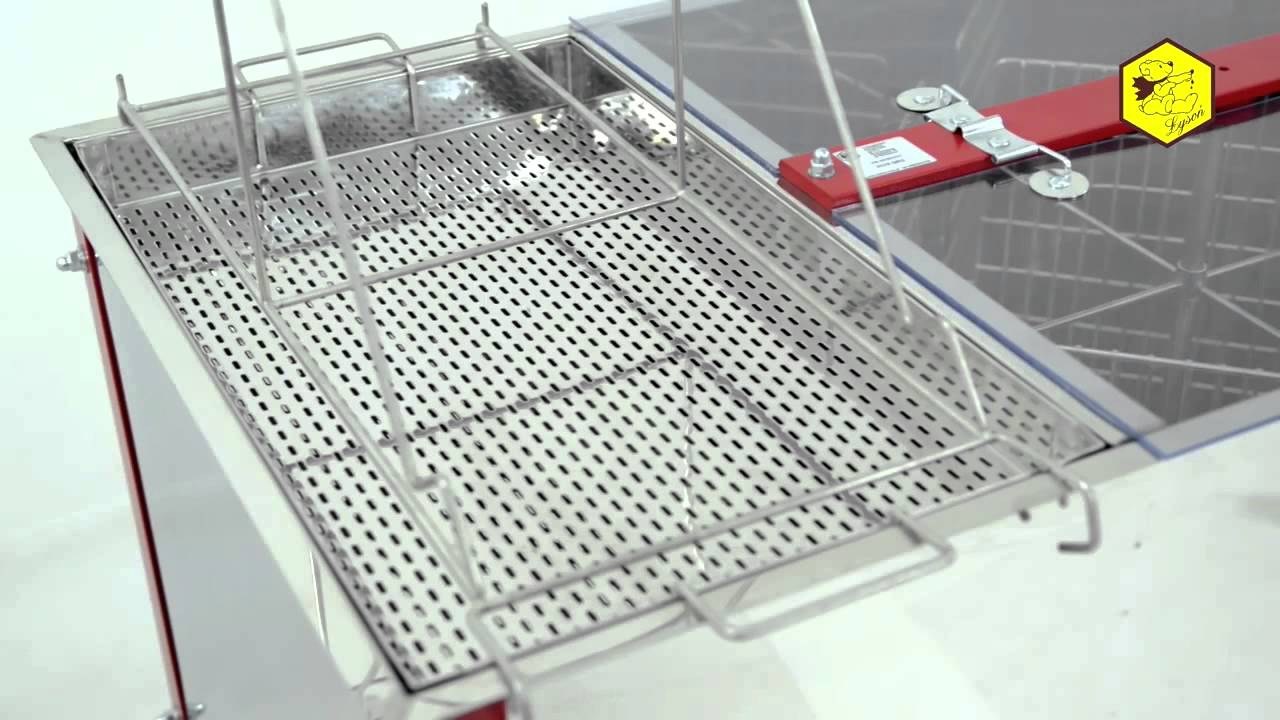 Extractor 4 cuadros universal con cubeta para desopercular - YouTube