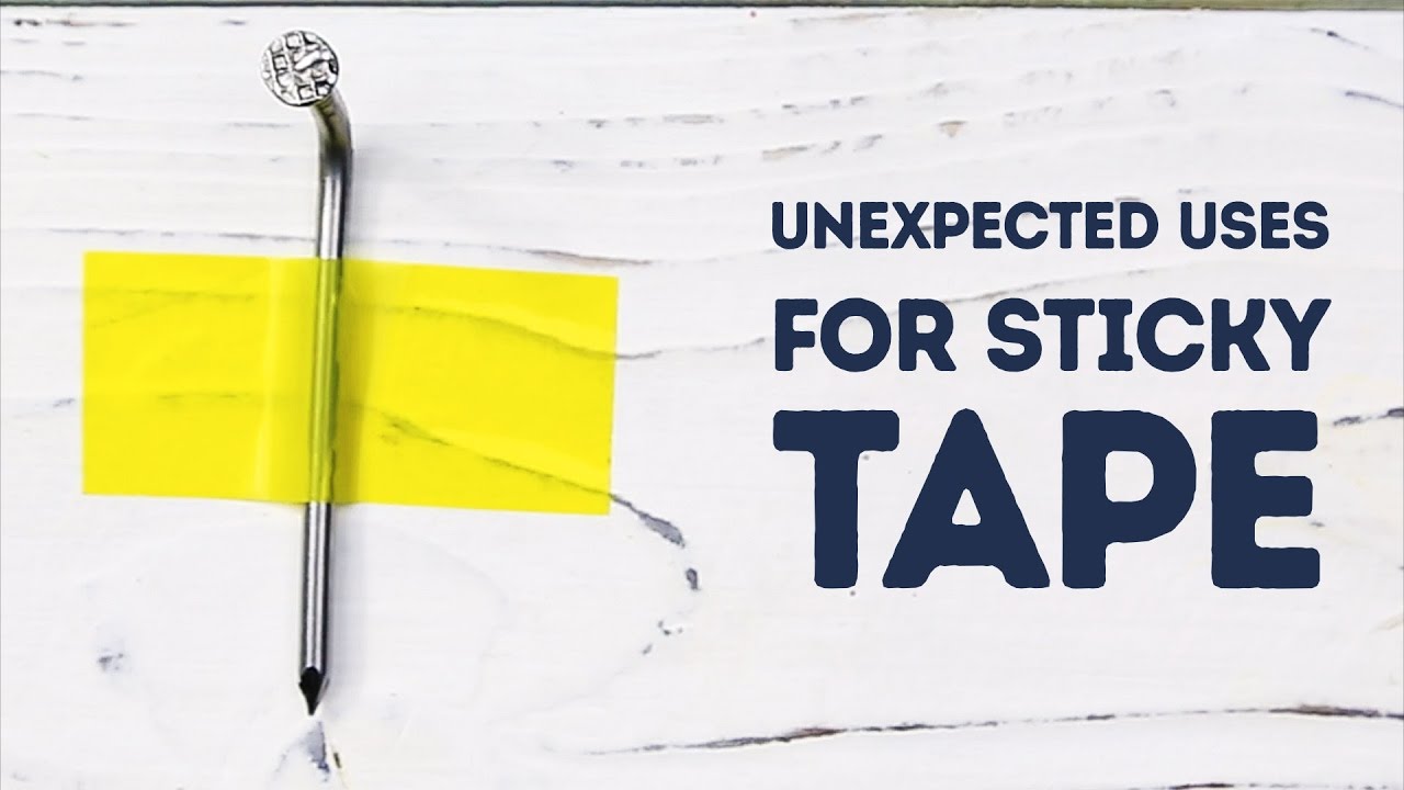 5 UNEXPECTED life hacks for sticky tape l 5-MINUTE CRAFTS - YouTube