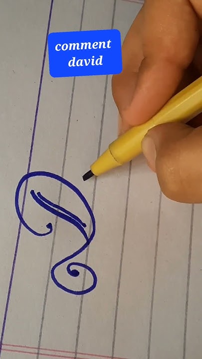 how to write name 😘david💞 cursive writing #youtubeshorts #youtube # ...