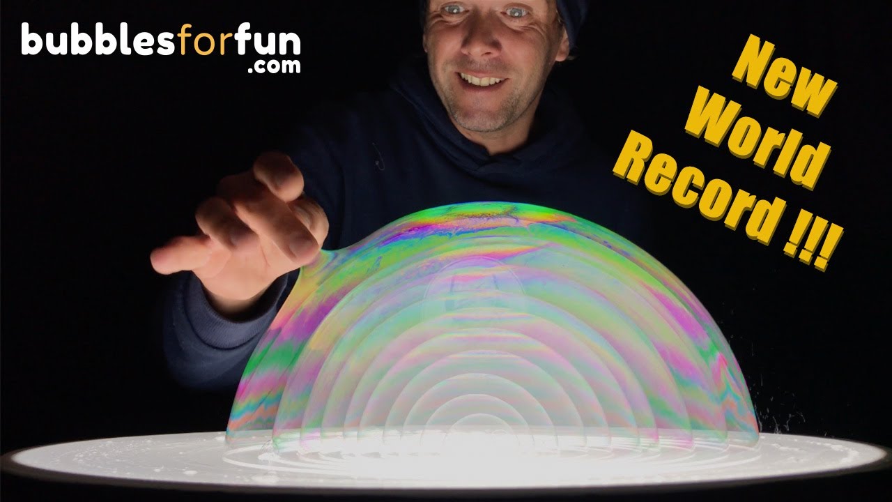 13 Bubble Domes - WORLD RECORD - Soap Bubble Show - Bubbles for Fun # ...