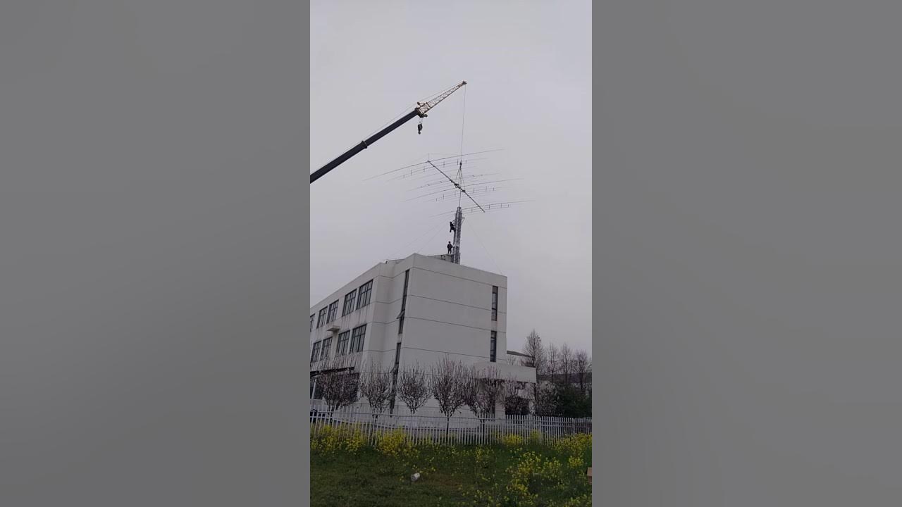 Installing OptiBeam OB18-6 @ BI4TKK - YouTube