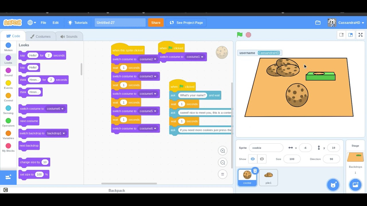 cookie clicker simulator WIP - YouTube