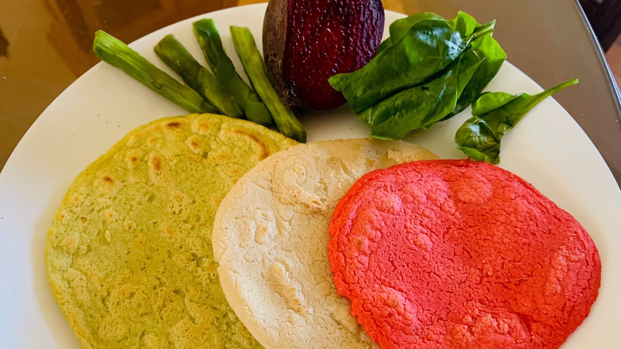 Tortillas multicolor súper Saludable - YouTube