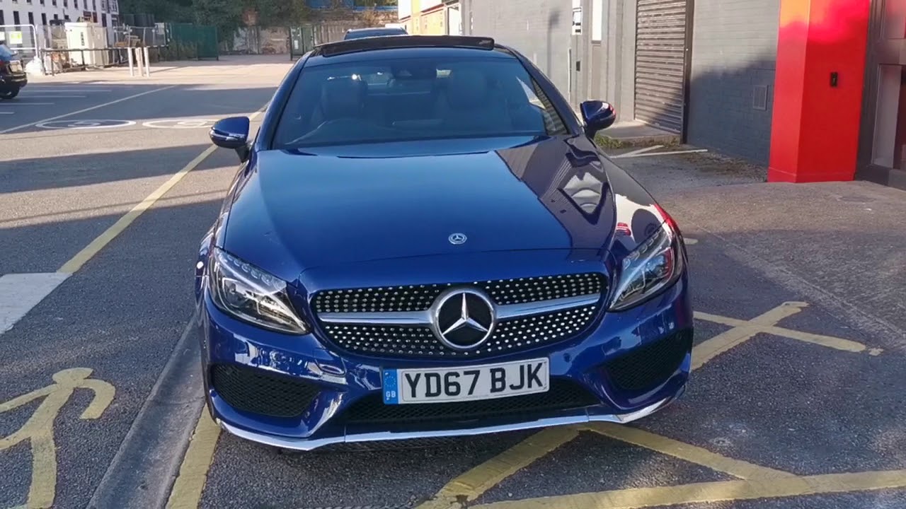 Blue 2017 (67) Mercedes C Class Coupe - YouTube