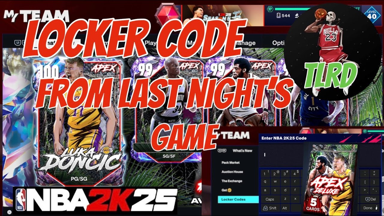 NBA 2K25 New gameday locker code from last night’s game. - YouTube