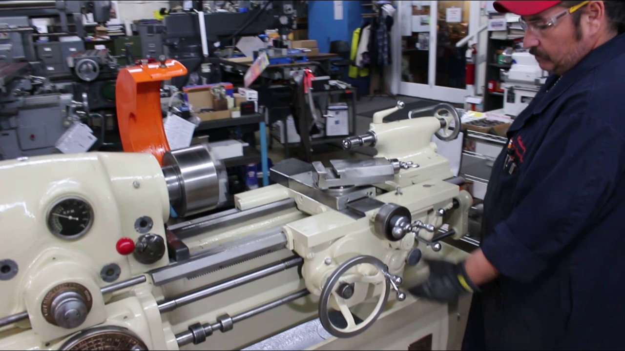 Monarch EE Lathe15490 #6825 WMV - YouTube