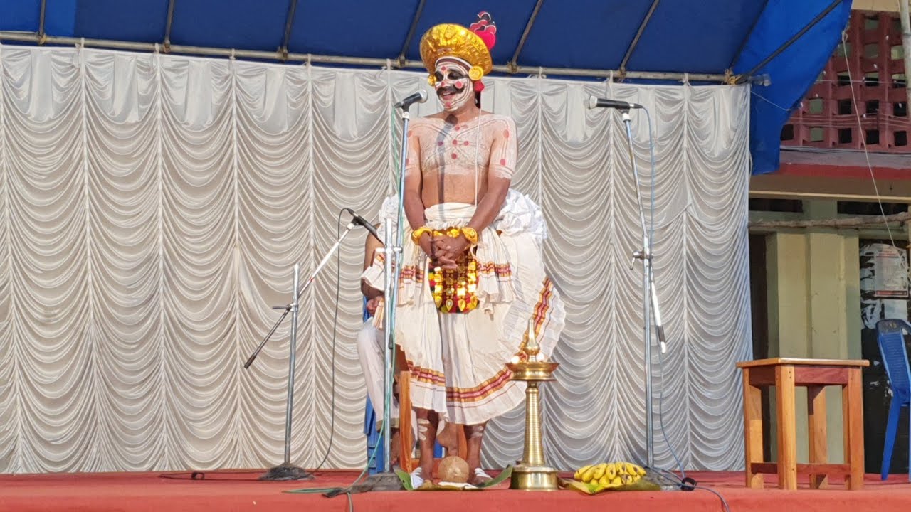 Chakyar Koothu |Elavoor Anil| |Cherai temple| - YouTube