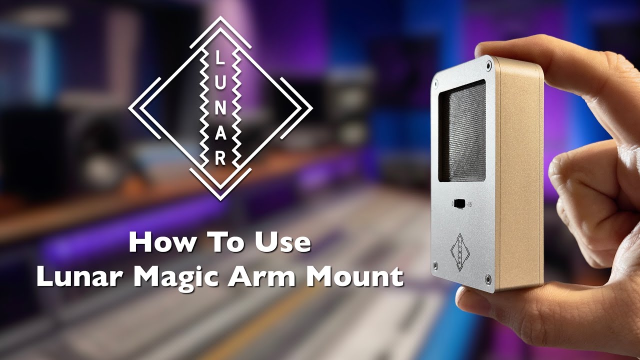How To Use Lunar Magic Arm Mount - Voiceover using Lunar TL-06 mic ...