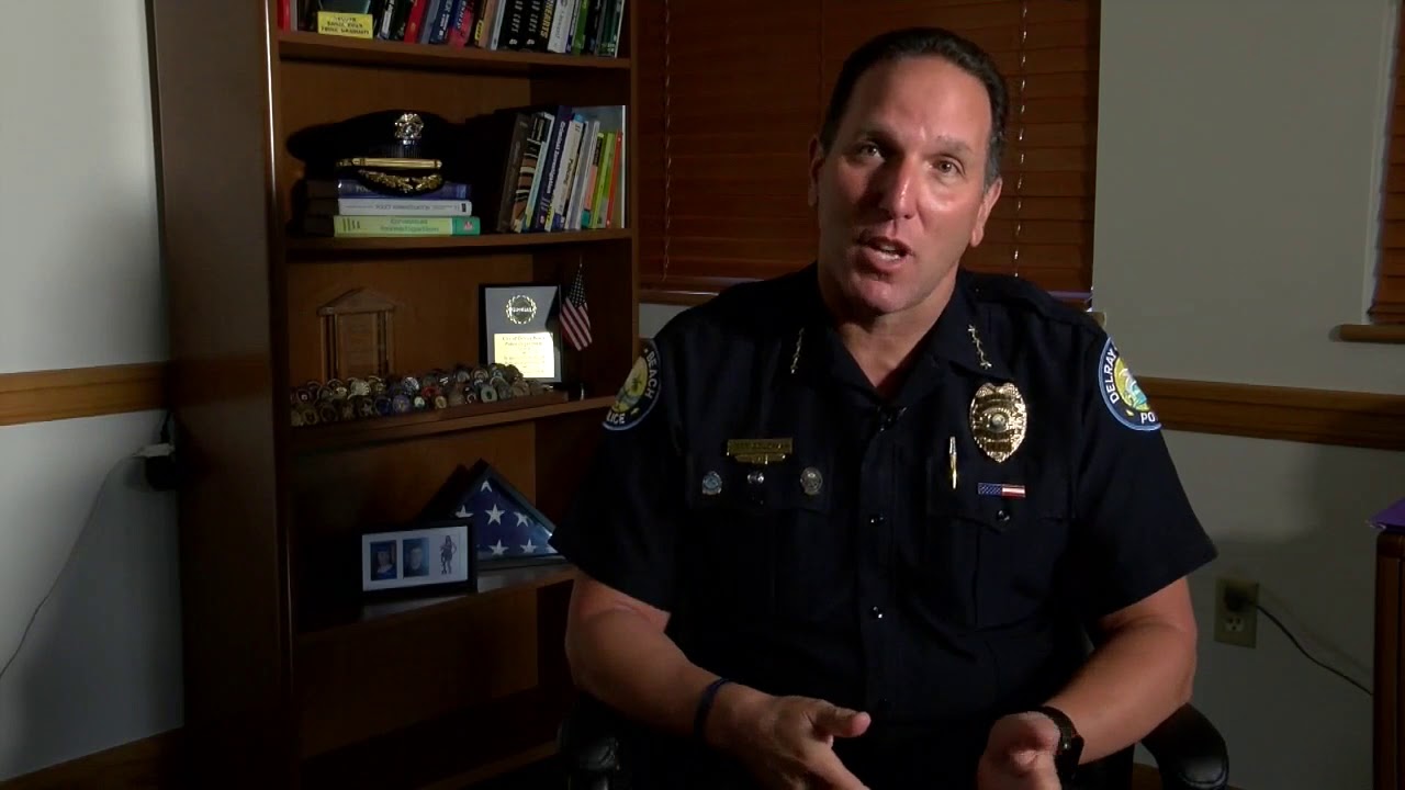 Retiring Delray Beach Police Chief looks back on career - YouTube