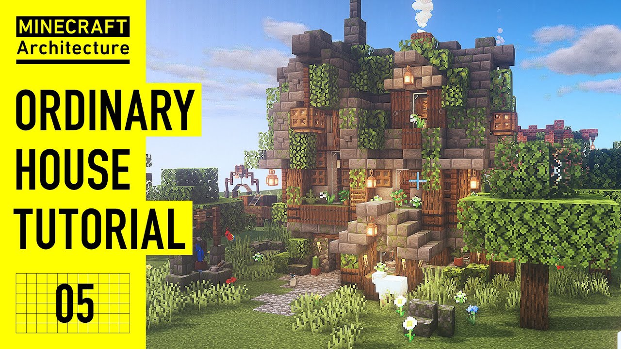 [Minecraft] A real architect's building base in Minecraft tutorial ...