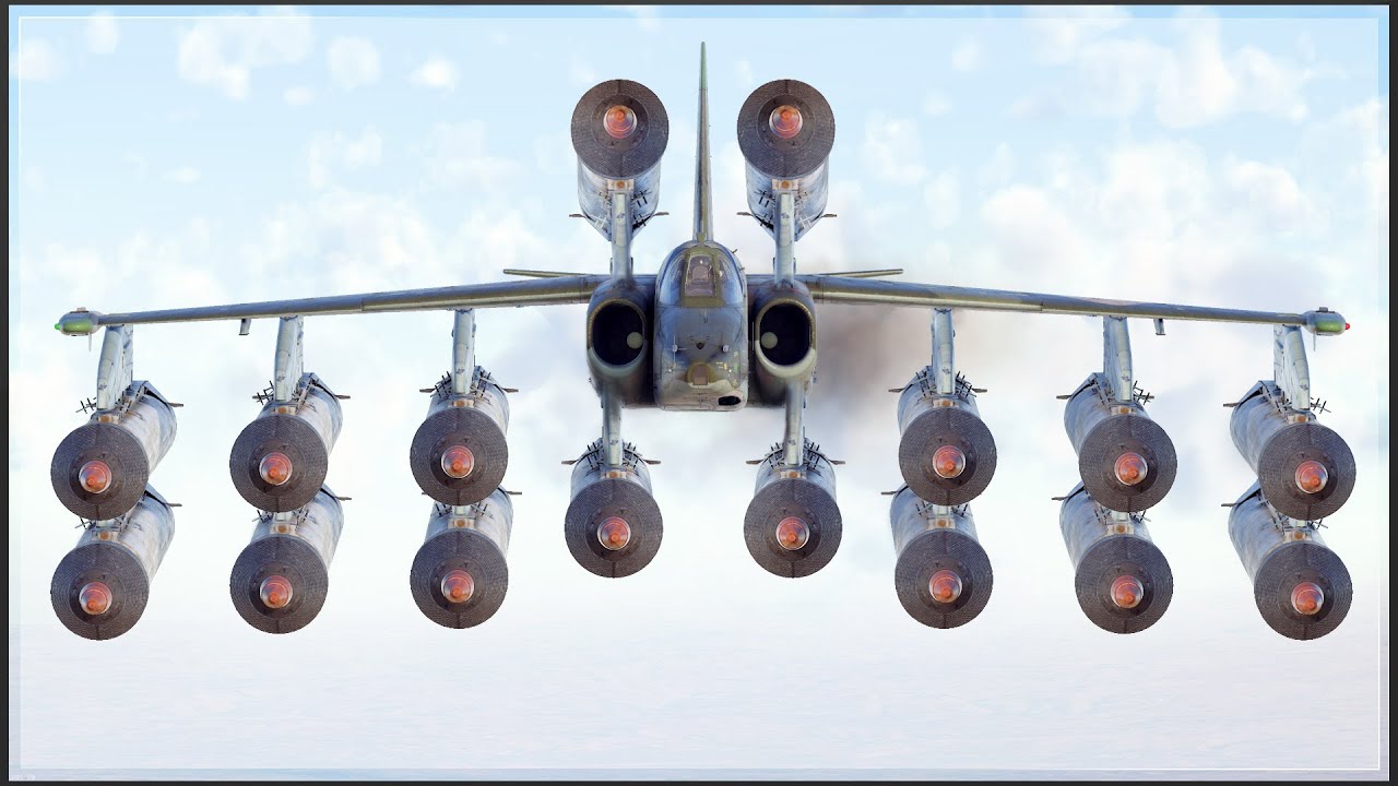 SU-25 FROGFOOT INSANE LOADOUT | SO. MANY MISSILES | SU-25 Gameplay - YouTube