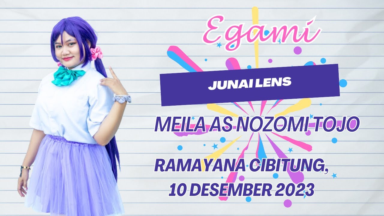 【𝓔𝓰𝓪𝓶𝓲】μ's Nozomi Tojo - Junai Lens Dance Cover Performance @RamayanaCibitung (10/12/2023) - YouTube