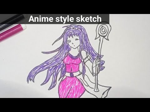 How to create anime style Sketch | Key animation tutorial 1 - YouTube