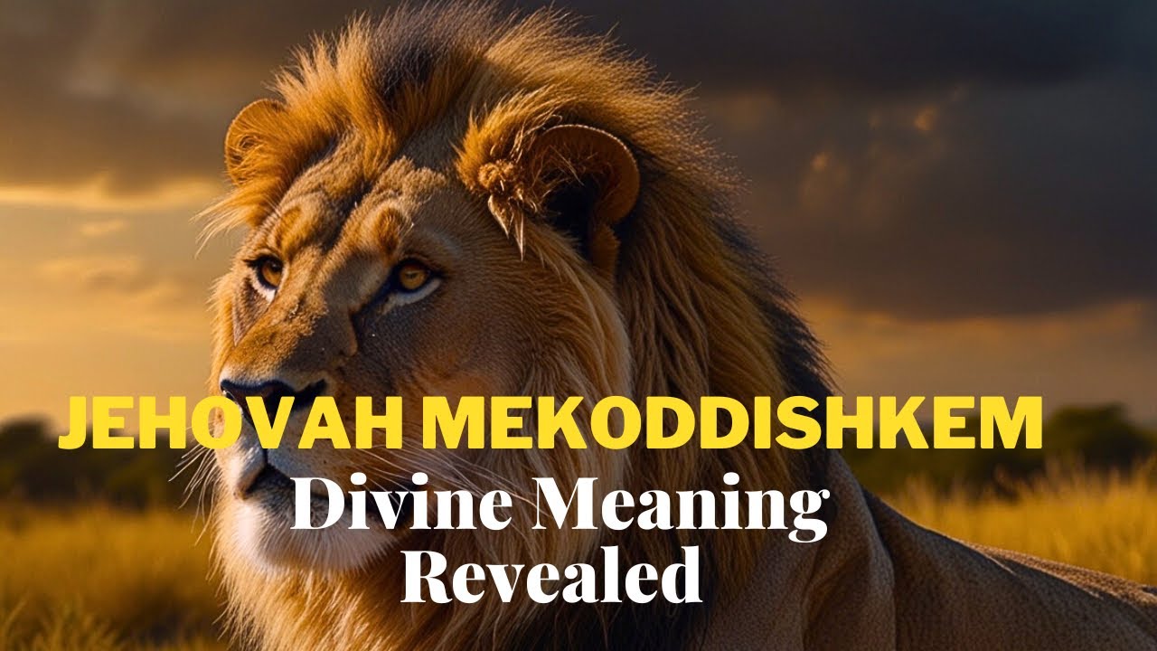 Jehovah Mekoddishkem: What it means to be sanctified by God - YouTube