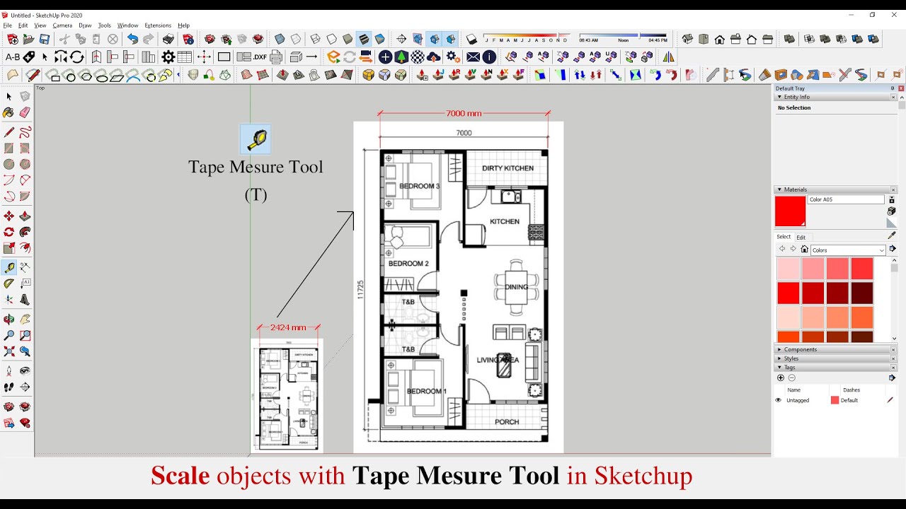 SU SCALE THEO K CH TH C MONG MU N TRONG SKETCHUP Scale Objects With SU SCALE THEO K CH TH C MONG MU N TRONG SKETCHUP Scale Objects With