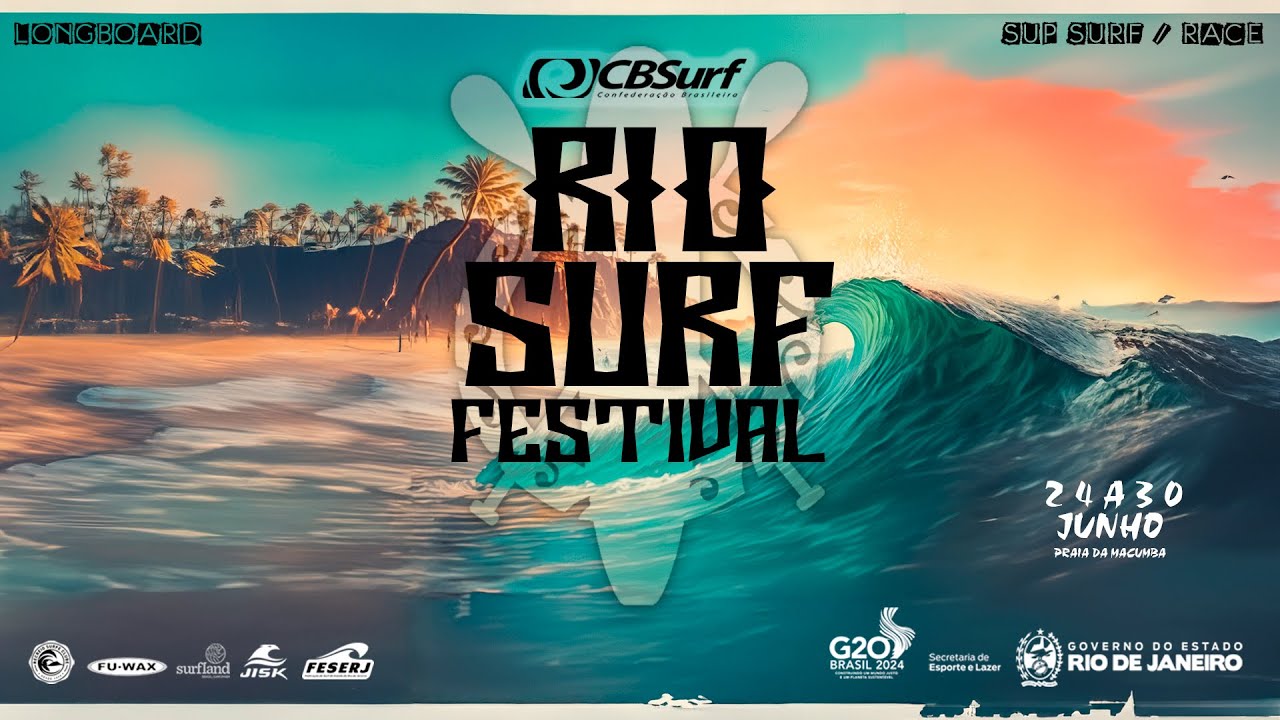 AO VIVO - DIA 2 - CBSURF RIO SURF FESTIVAL - YouTube
