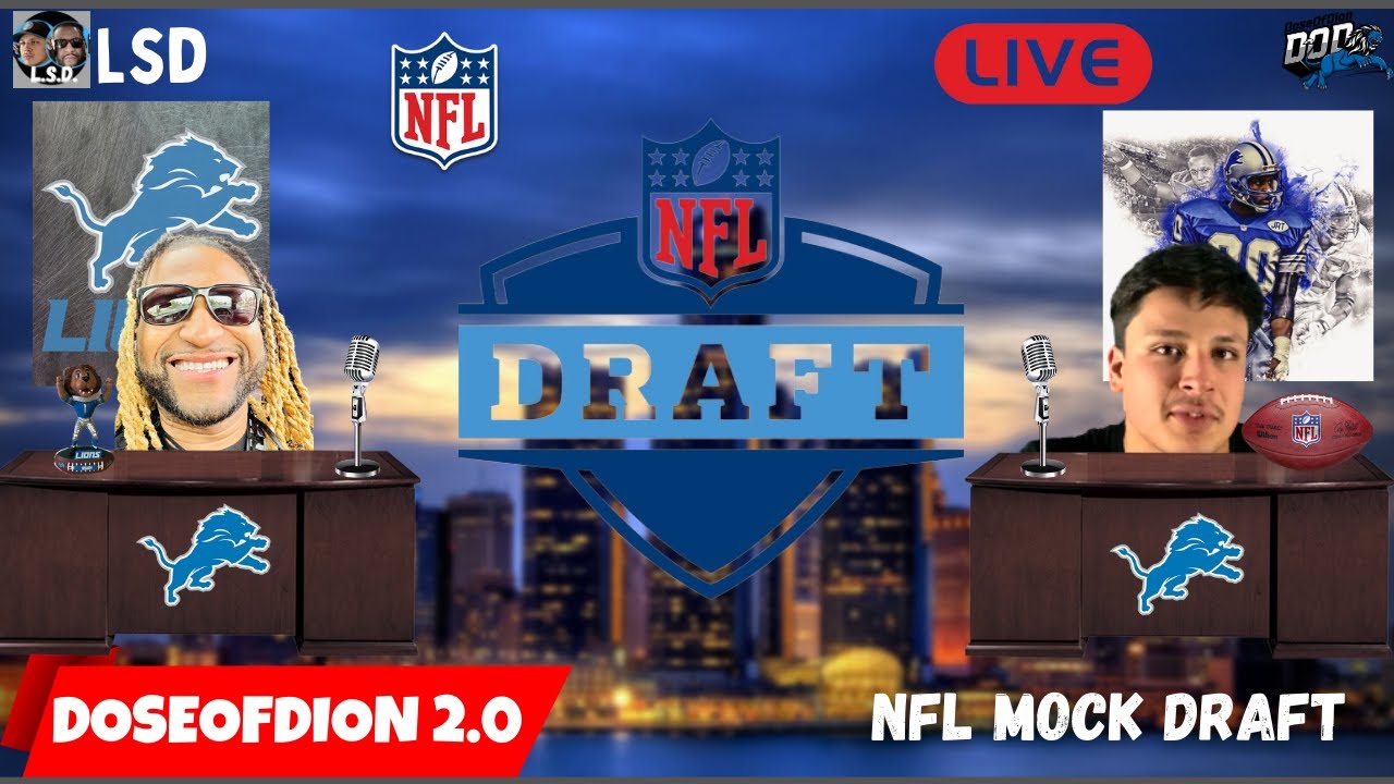 NFL Mock Draft 1.0 First Round w/ Rad: LSD LIVE - YouTube