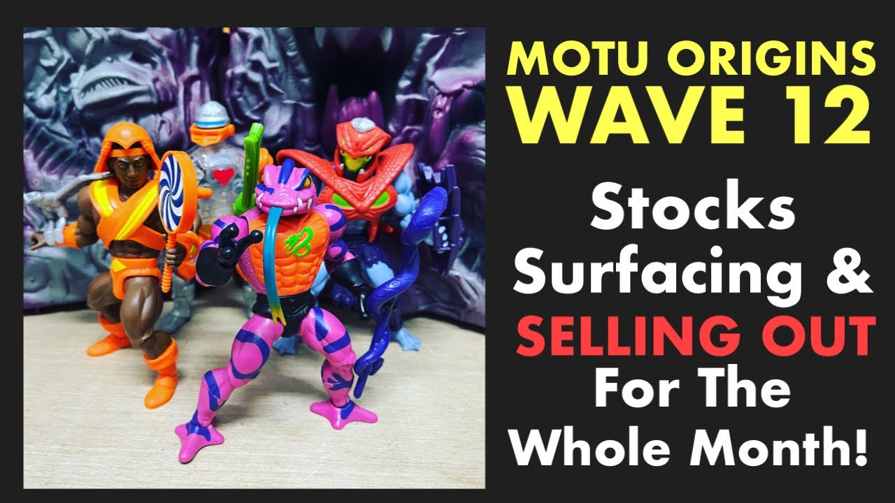MOTU ORIGINS WAVE 12 – Surfacing & Selling Out For The Whole Month ...