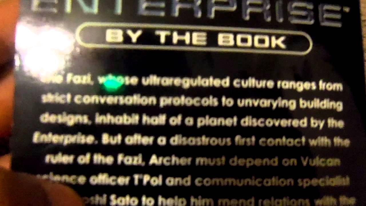 Star Trek Enterprise By The Book Book Review - YouTube