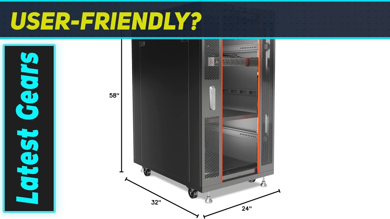Sysracks 27U Server Rack: Compact Powerhouse for Your Network! - YouTube